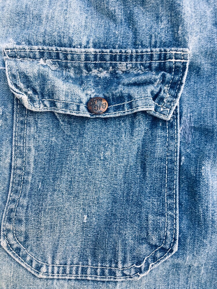 Big Smith 1960's Railroad Vintage Indigo Jacket Size L - Etsy
