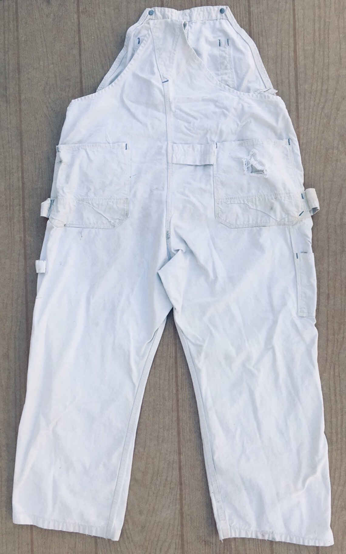 Sears Roebuck & Co. 1950’s Union Made White Vintage Bib Overalls Size ...