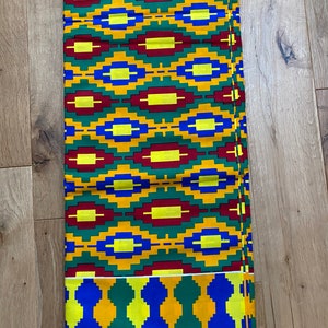 African Print Kente Fabric by the Yard - Etsy