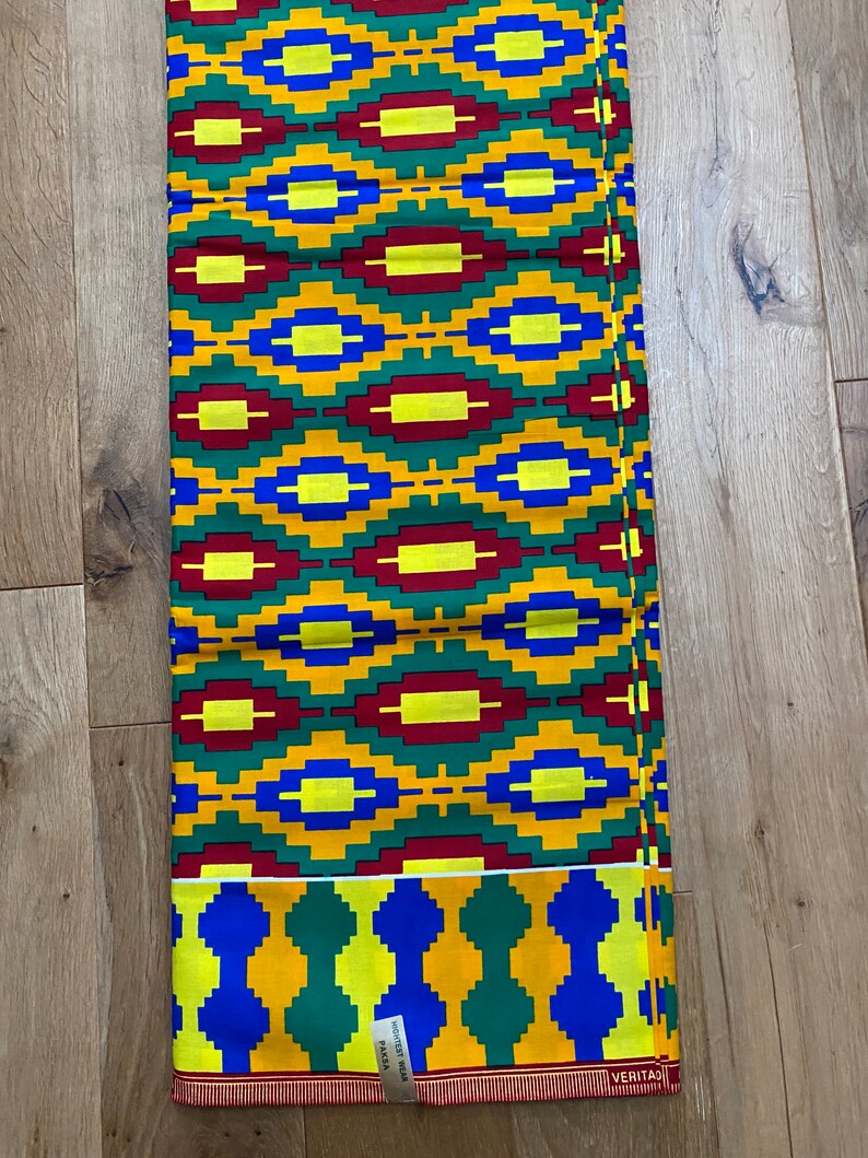 African Print Kente Fabric by the Yard - Etsy