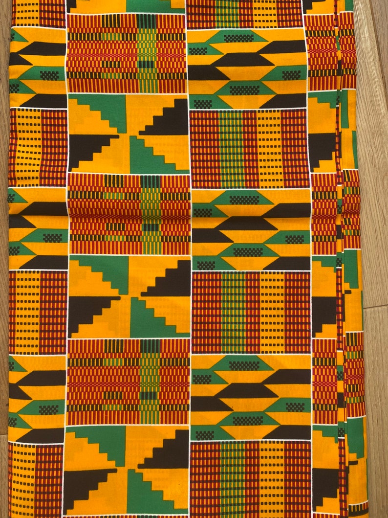 Kente/ Ankara/ Africa Print Fabric by the Yard - Etsy