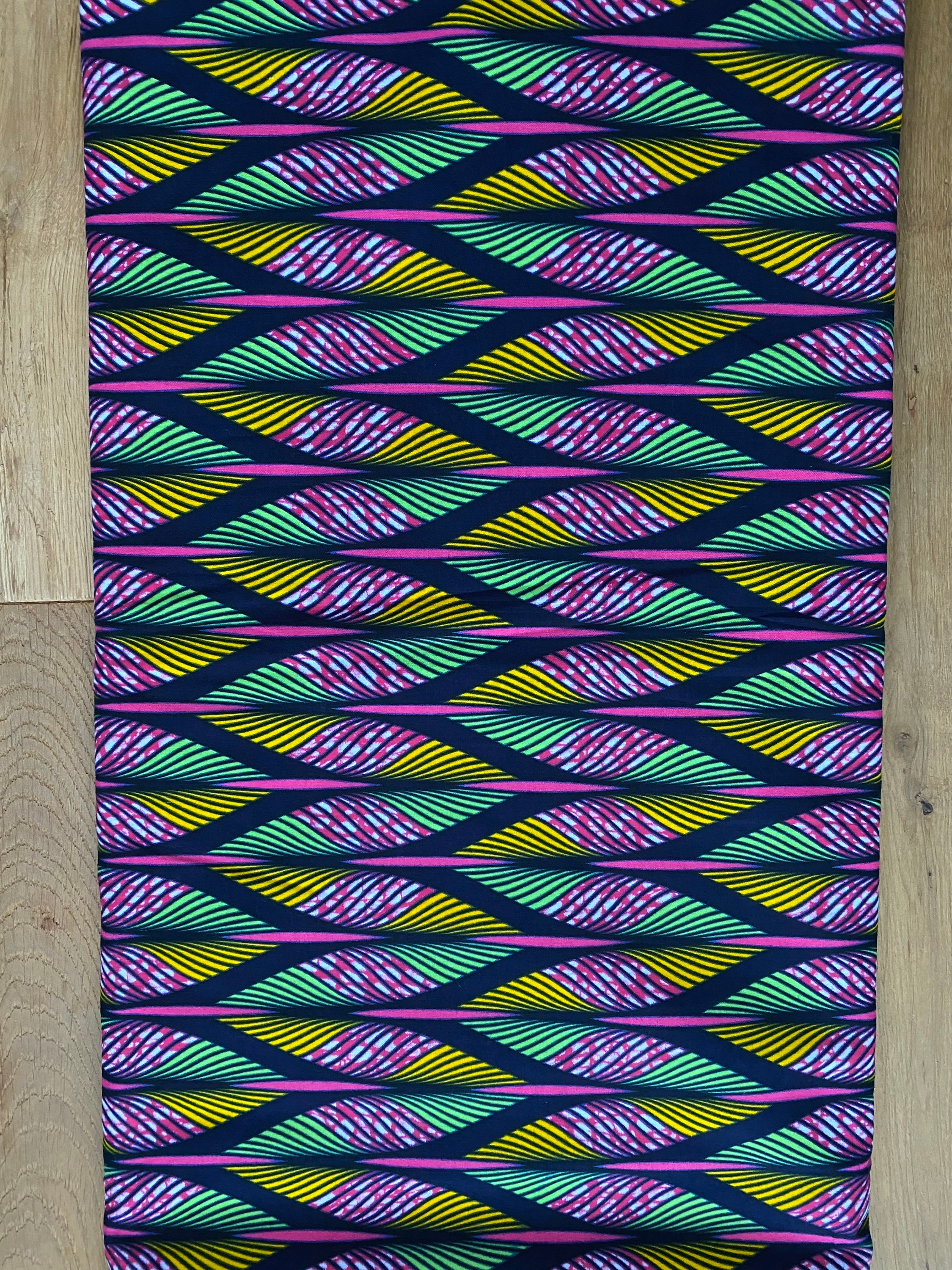 Ankara African Print Kente Fabric By The Yard Etsy
