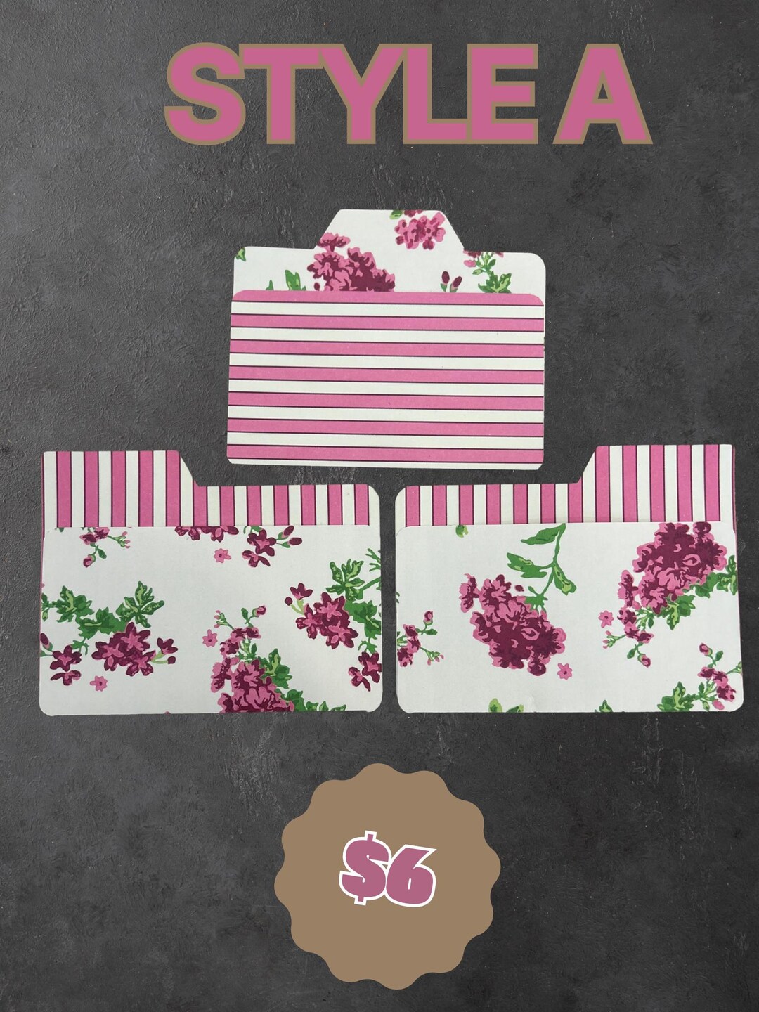 3-piece Mini File Folder Set - Perfect for Swaps and Happy Mail - Etsy