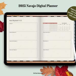 2025 Navajo Digital Planner Sunday Start - Etsy