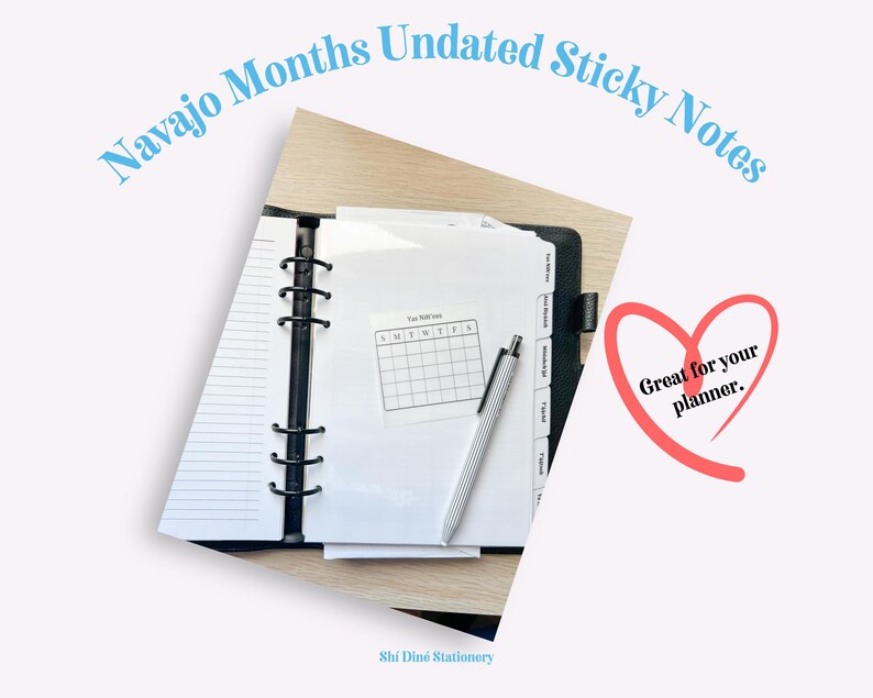 Navajo Months Sticky Notes - Etsy