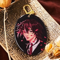 BSD Dazai and Chuuya Epoxy-coated Acrylic Keychain - Etsy