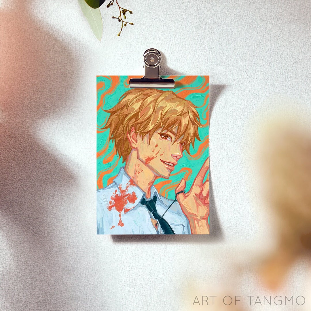 Denji CSM Anime Print | CSM Anime Poster - Etsy