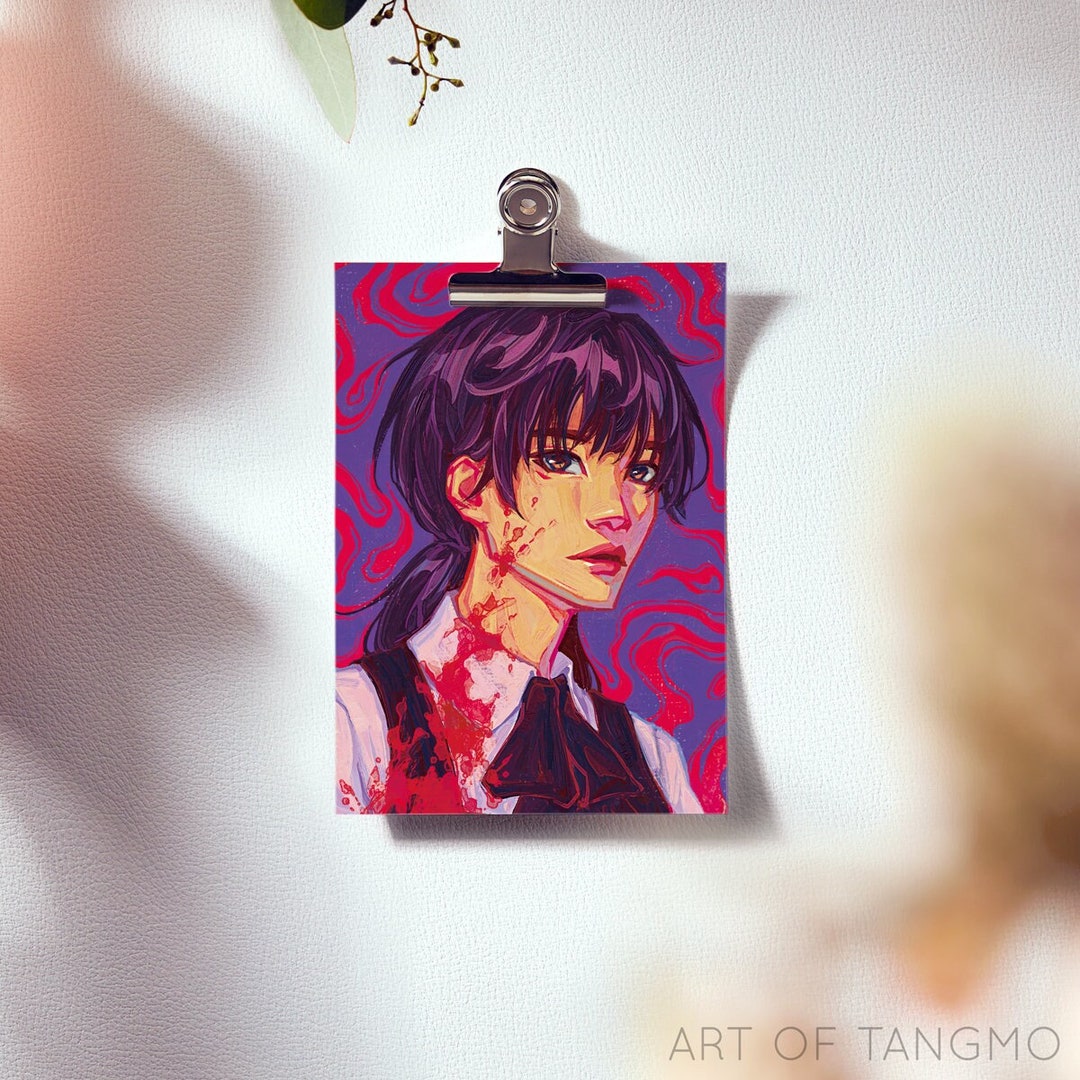 Asa Mitaka CSM Anime Print | War Devil | CSM Anime Poster | CSM Part 2 ...