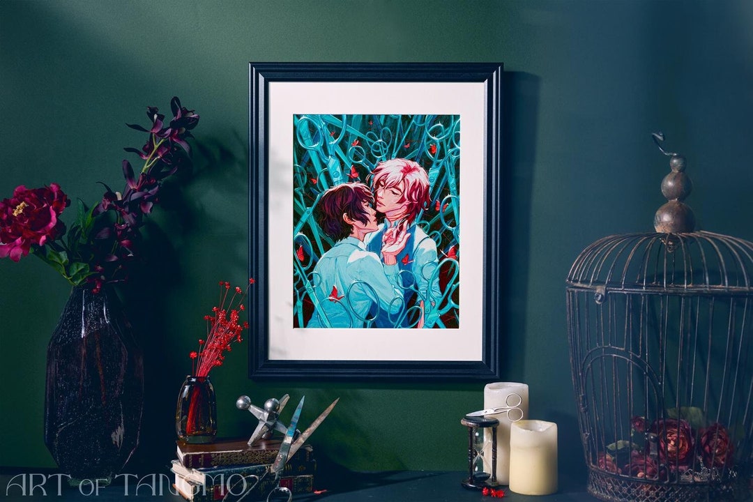 Soukoku BSD Art Print (11"x14") | Entwined: Dazai X Chuuya | BSD Poster ...