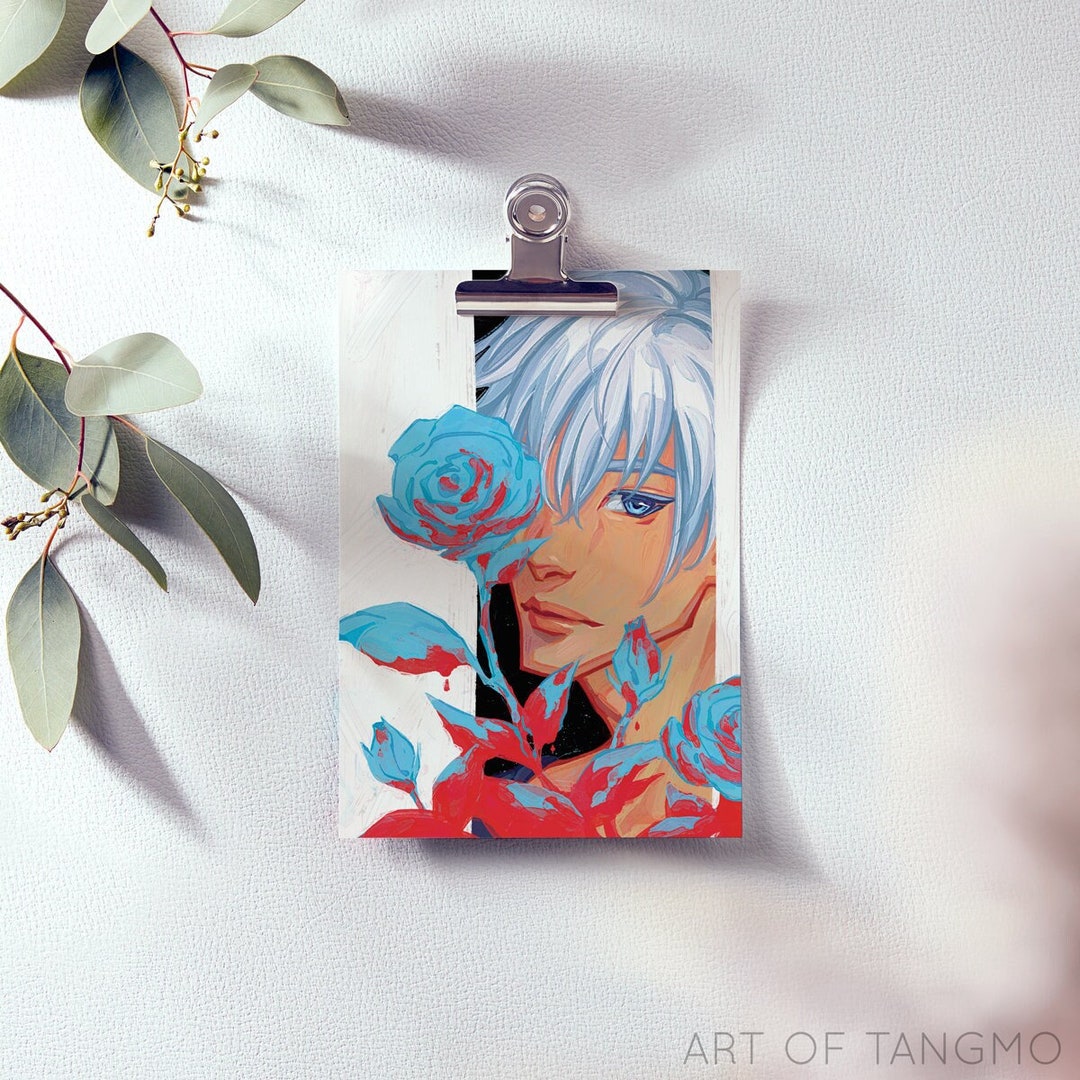 Gojo Art Print | Gojo Satoru | Anime Print | Anime Poster - Etsy