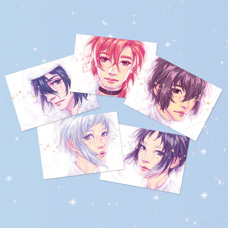 BSD Print Chuuya Dazai Atsushi Akutagawa Fyodor Print - Etsy