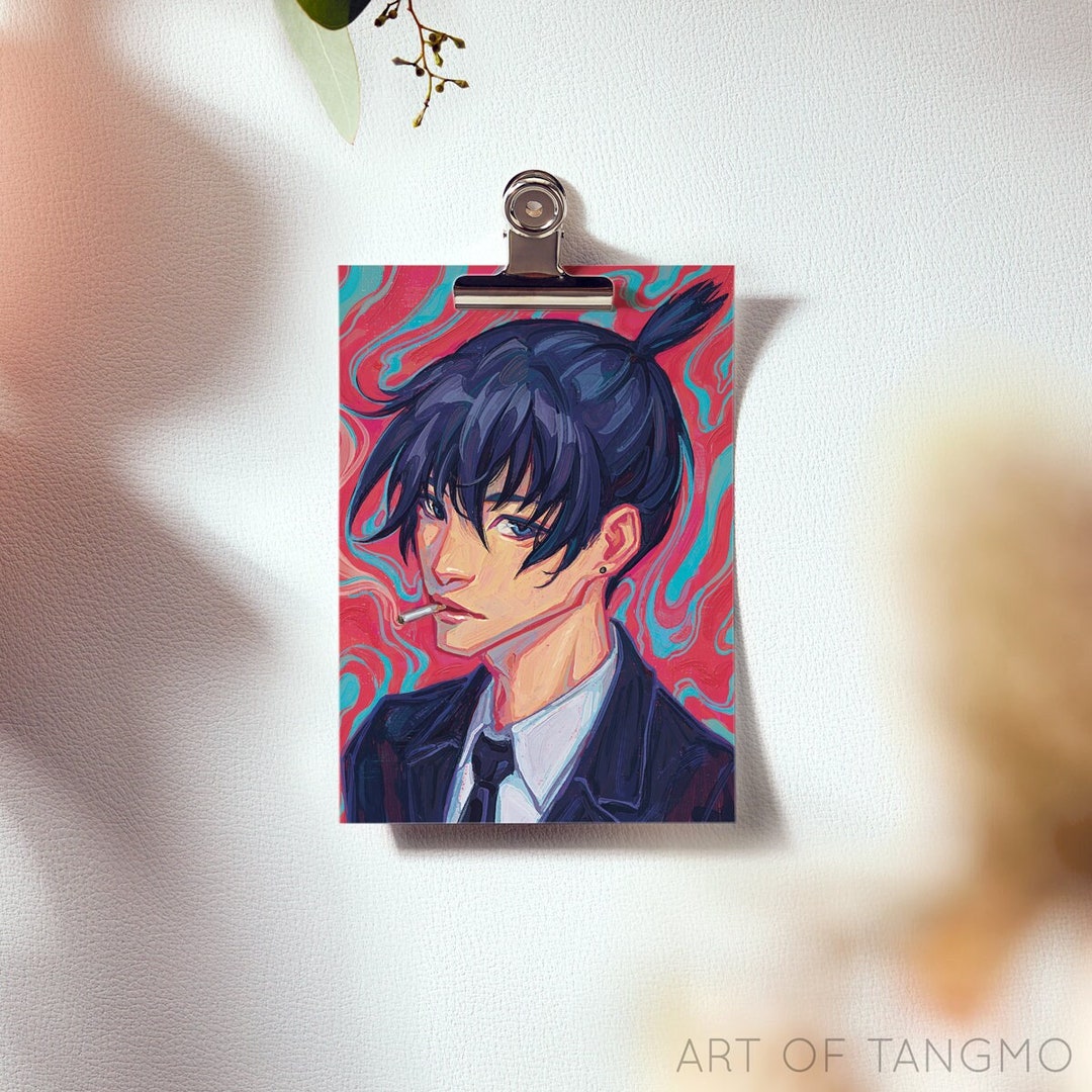 Aki CSM Anime Print | Aki Hayakawa | CSM Anime Poster - Etsy