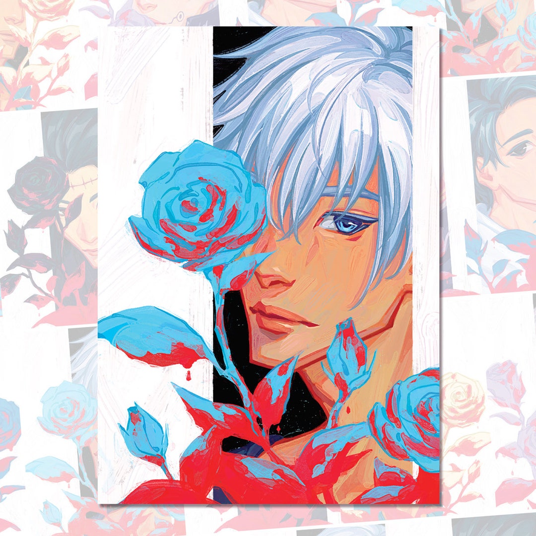 Gojo Art Print Gojo Satoru Anime Print Anime Poster - Etsy