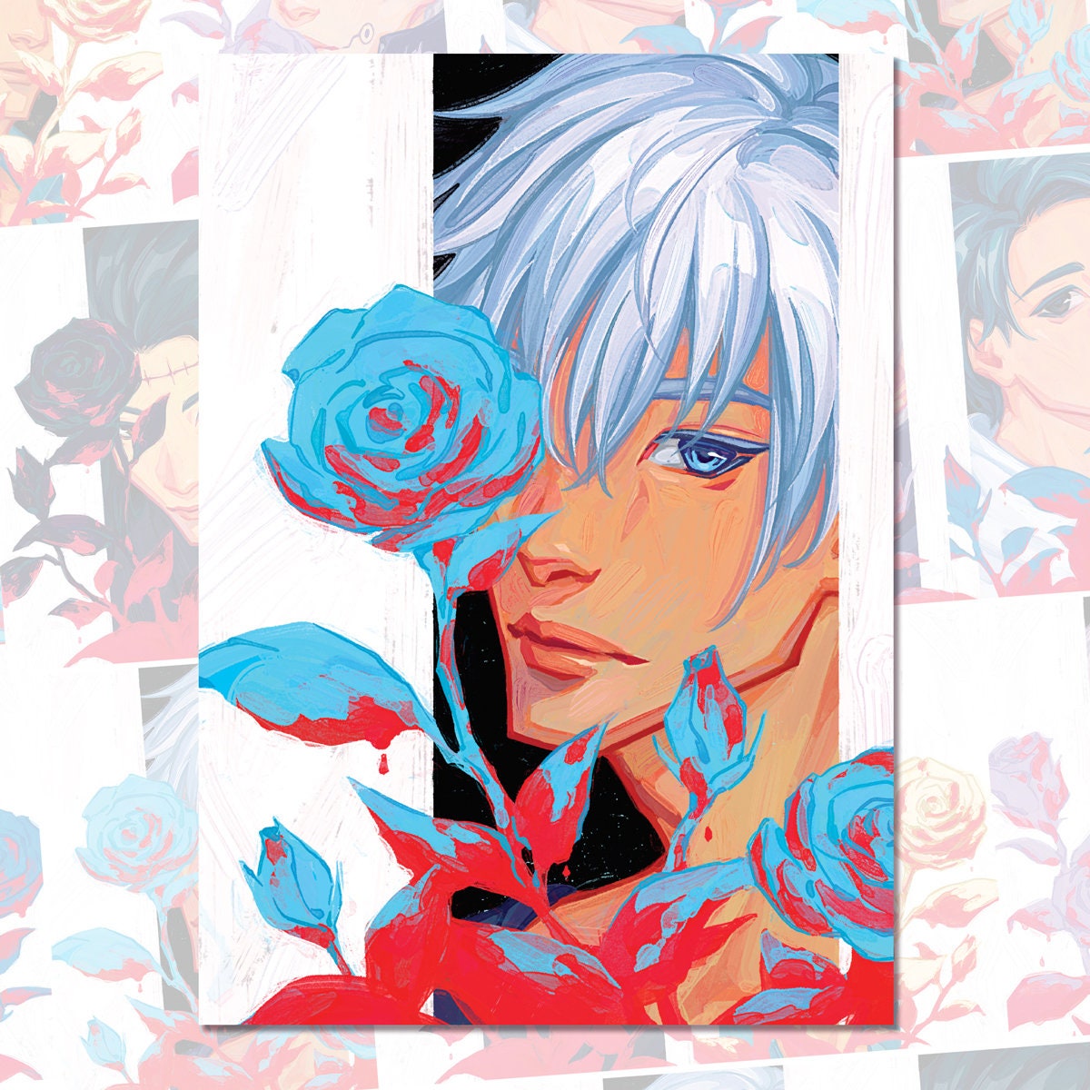 Gojo Art Print Gojo Satoru Anime Print Anime Poster - Etsy