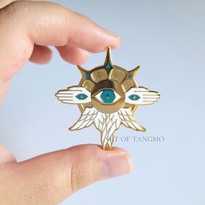 Ophanim: Hard Enamel Pin | Biblically Accurate Angel Pin | Cool ...