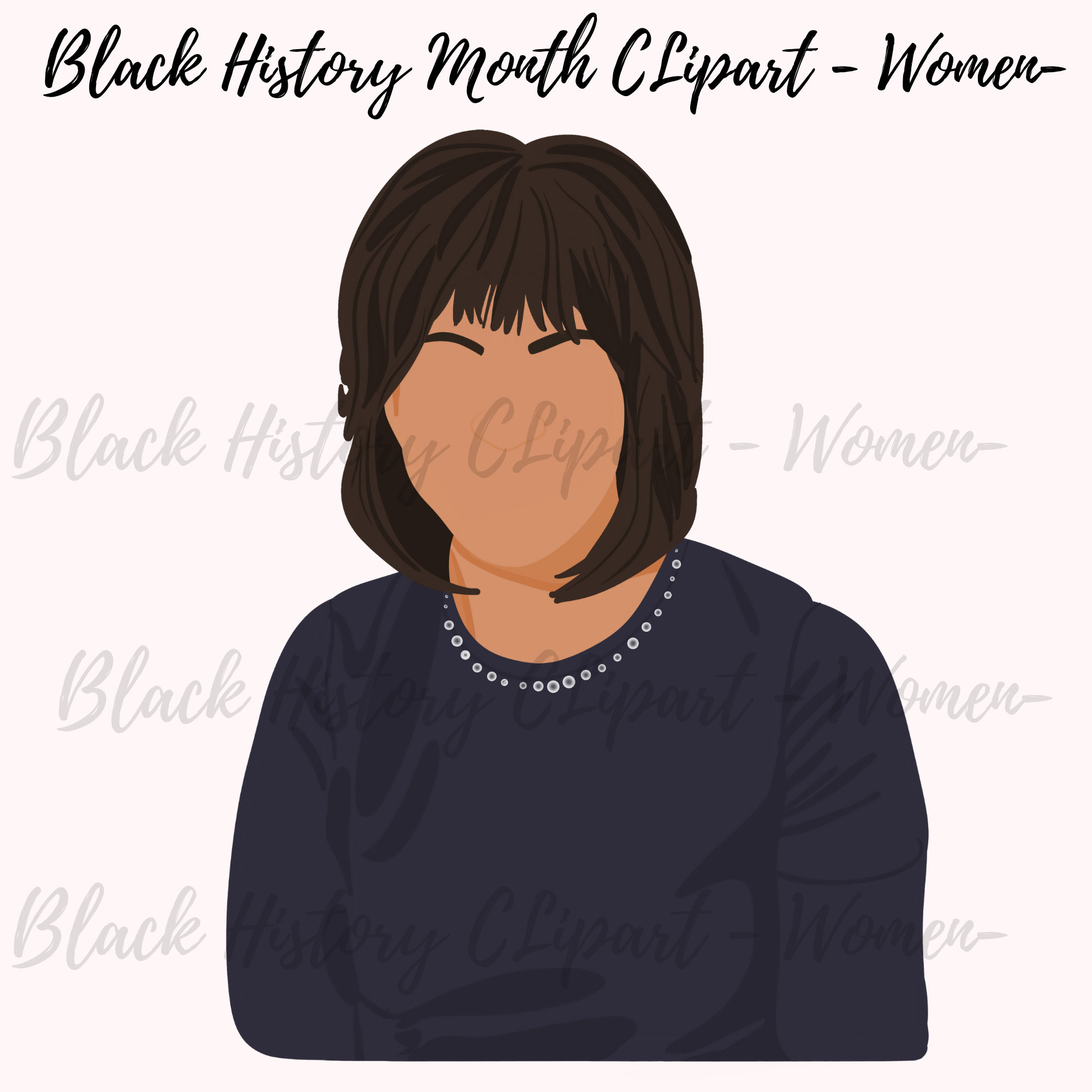 Black History Month Clipart, Inspirational Women Clipart - Etsy