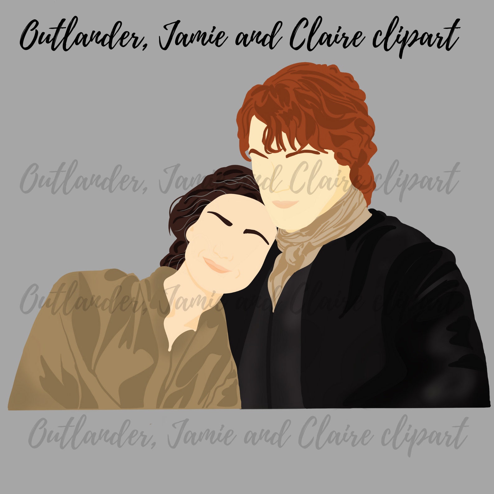 Outlander Clipart Bundle Set. - Etsy