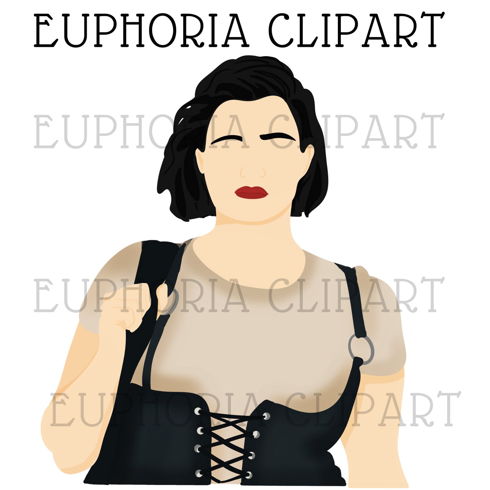 Euphoria Clipart Set. PNG Download Euphoria - Etsy