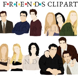 Friends Clipart. Friends the Series Clipart - Etsy