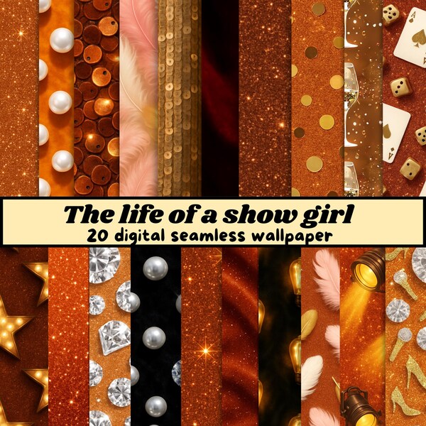 The Life of a Showgirl Wallpaper - Etsy