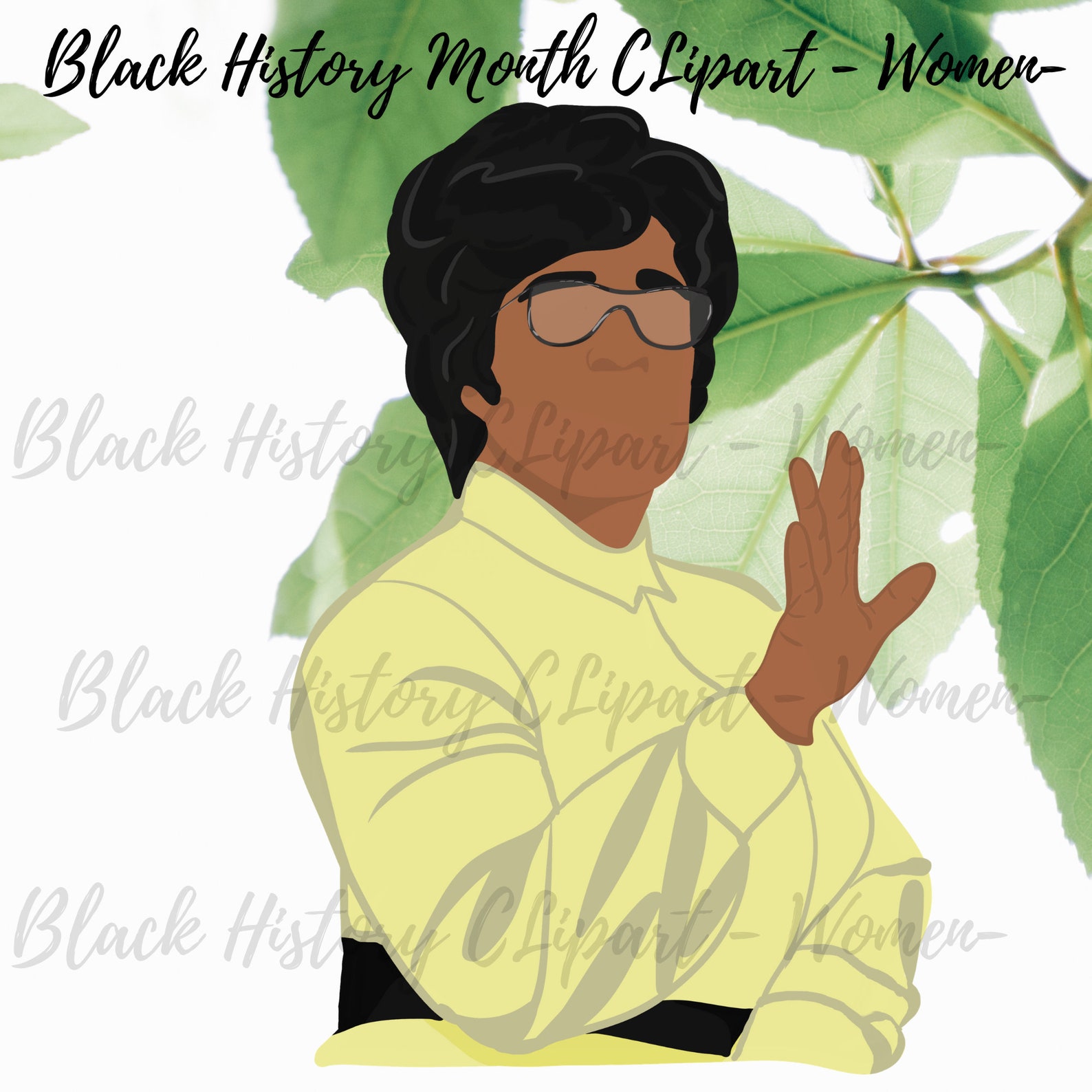 Black History Month Clipart, Inspirational Women Clipart - Etsy