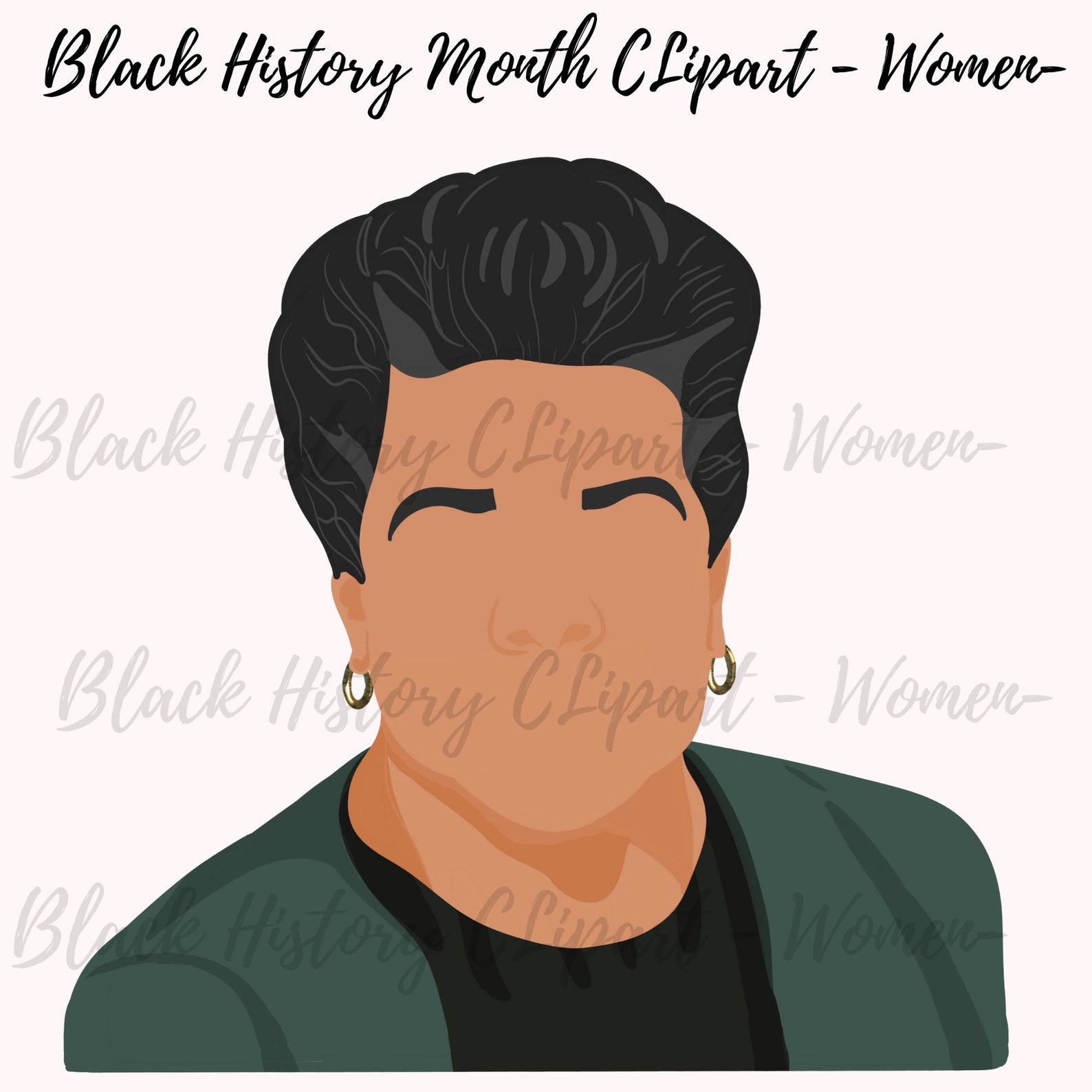 Black History Month Clipart, Inspirational Women Clipart - Etsy