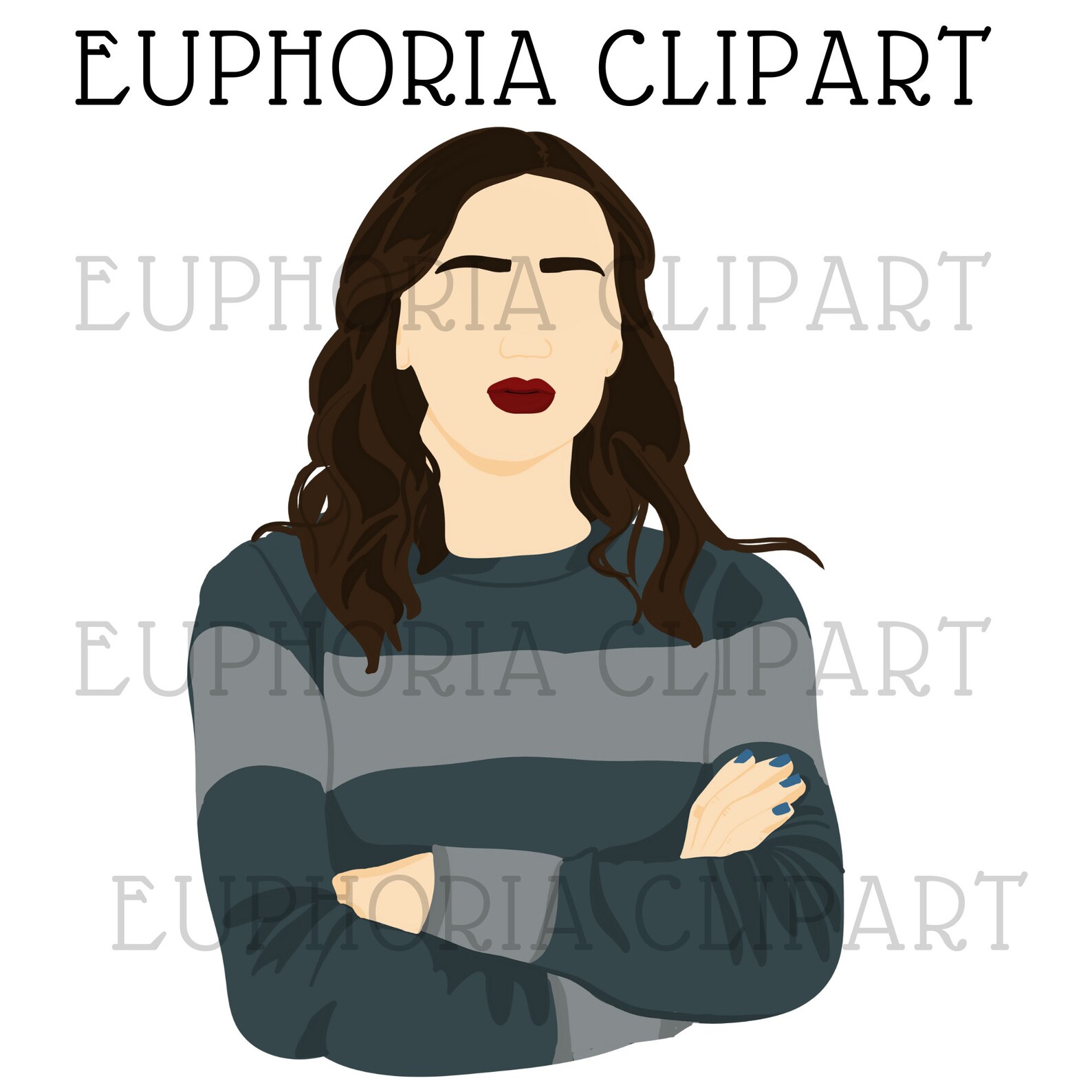 Euphoria Clipart Set. PNG Download Euphoria - Etsy