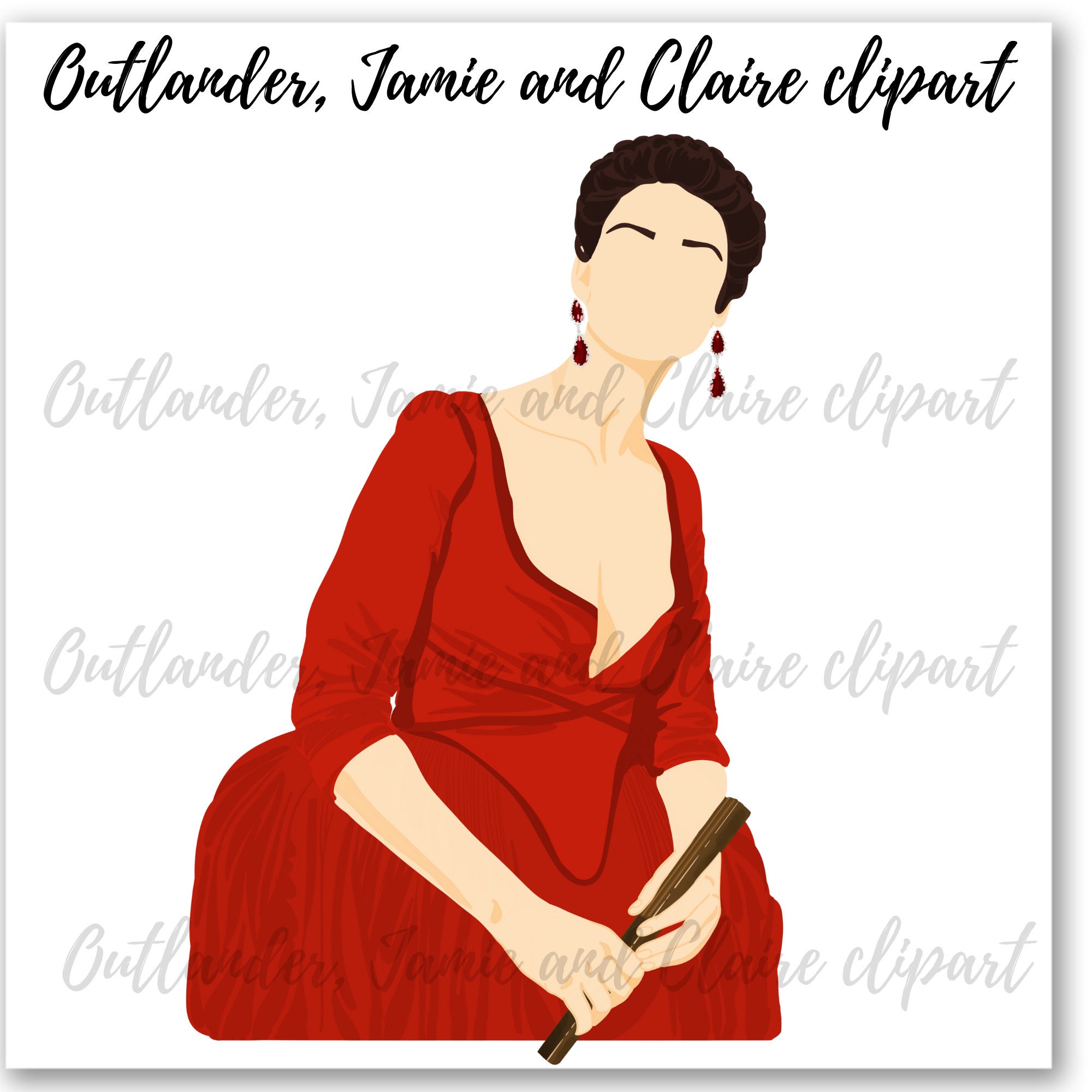 Outlander Clipart Bundle Set. - Etsy