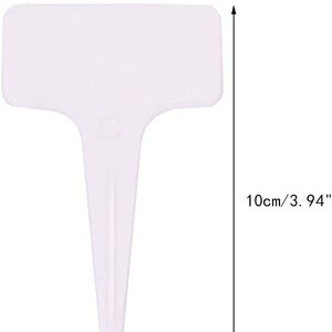 Red T-shaped Plant Labels Garden Stake Plastic Row Marker - Etsy