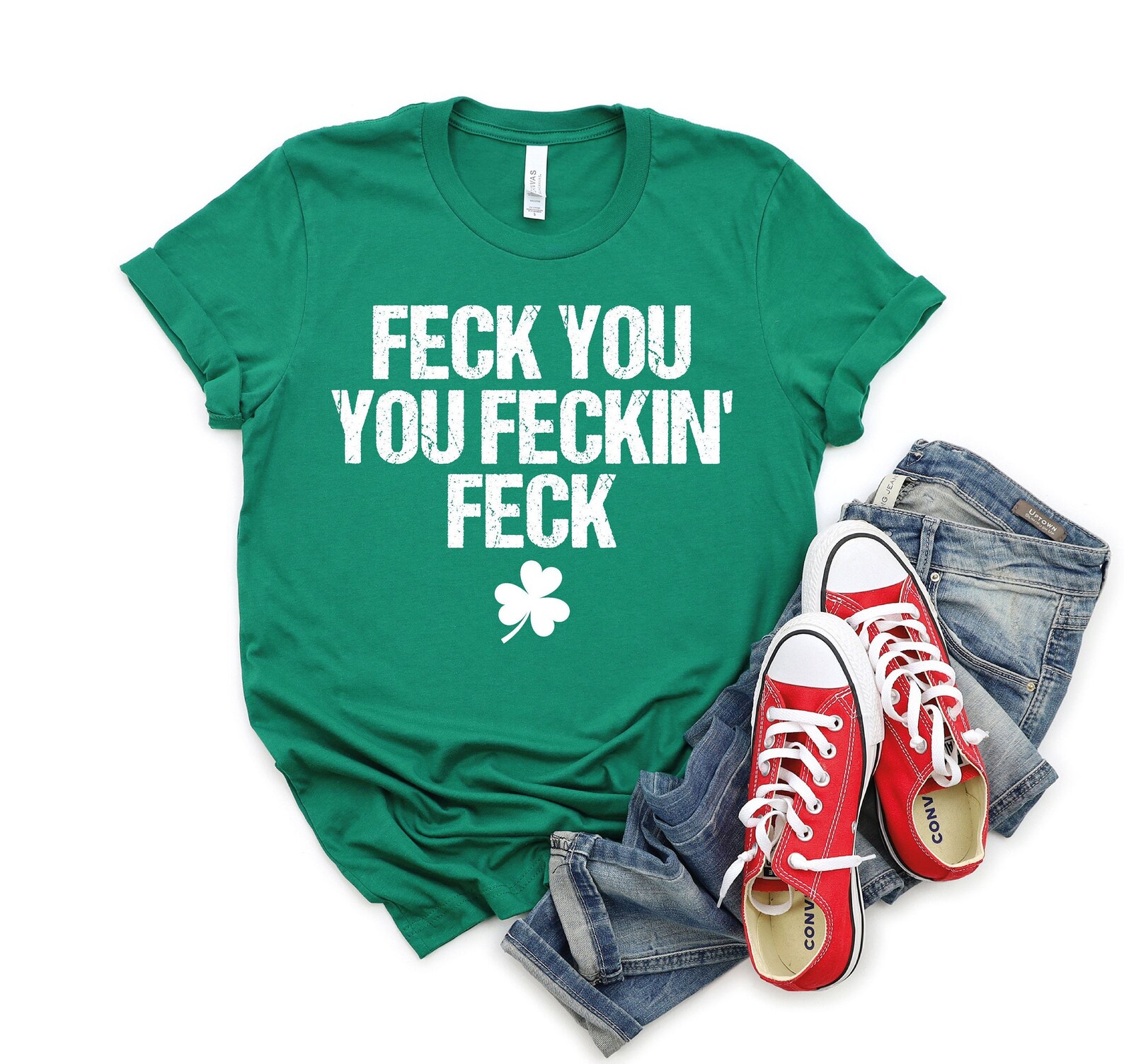 Feck You Feckin' Feck St Patrick's Day T-Shirt | Etsy