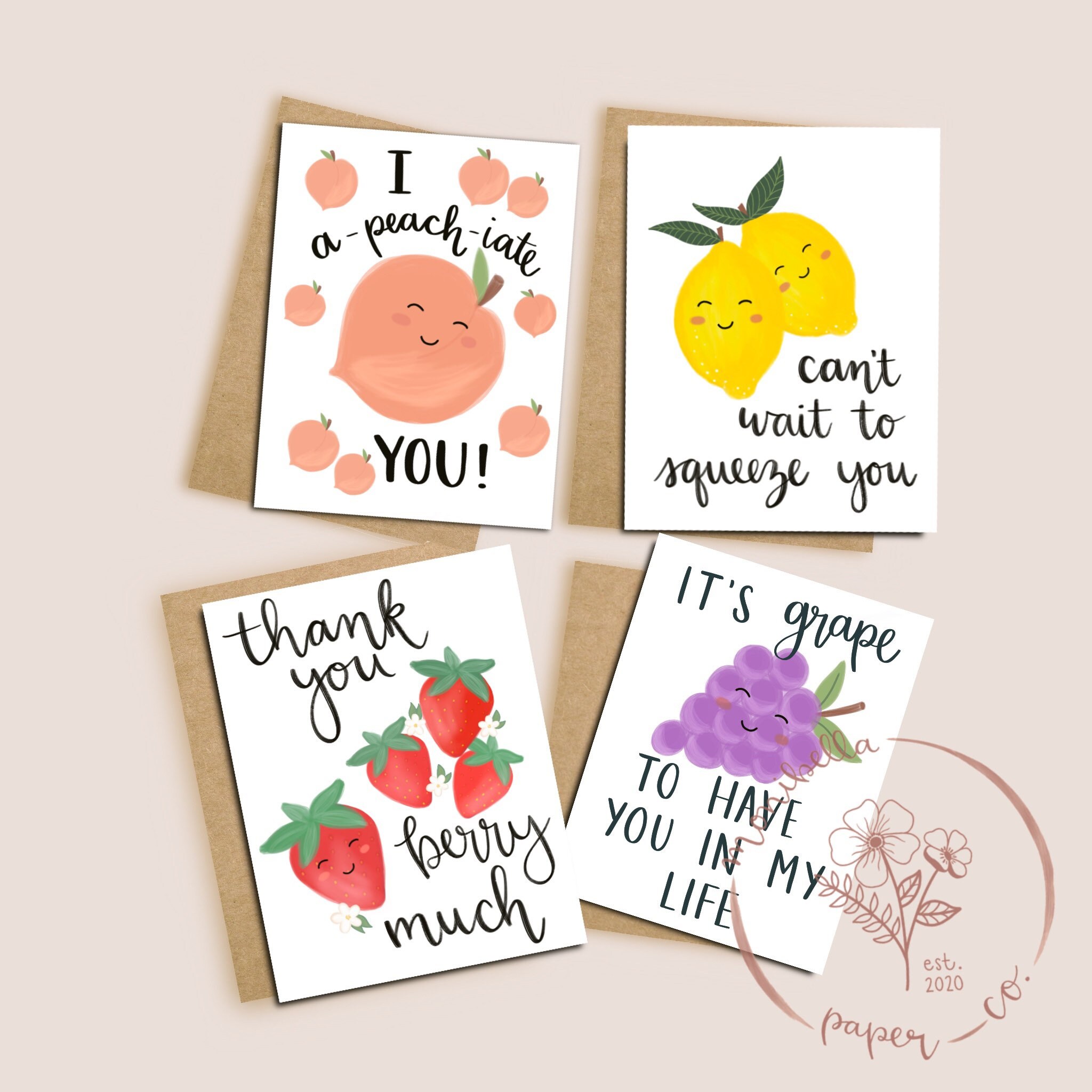 Blank Cards Paper & Party Supplies Greeting Cards food greeting card A2 ...