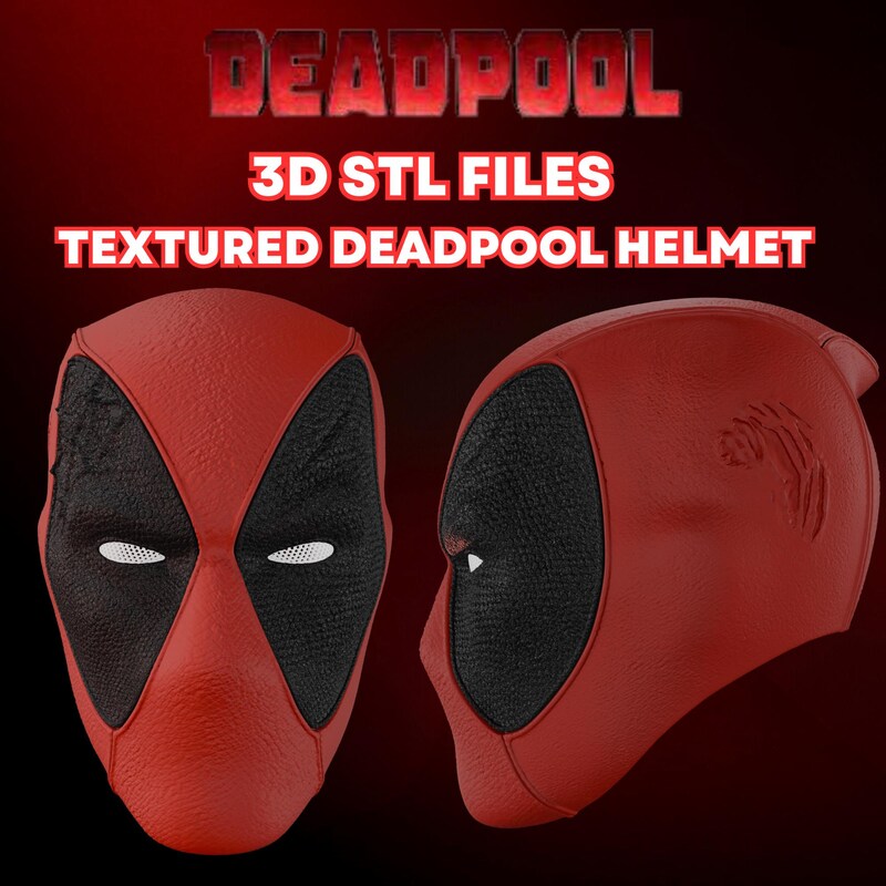 Deadpool Mask - Etsy
