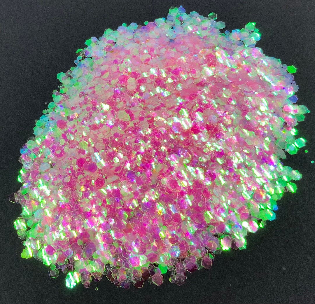Light Pink (MIX) Glitter, Tumbler Glitter, Craft Glitter, Polyester ...