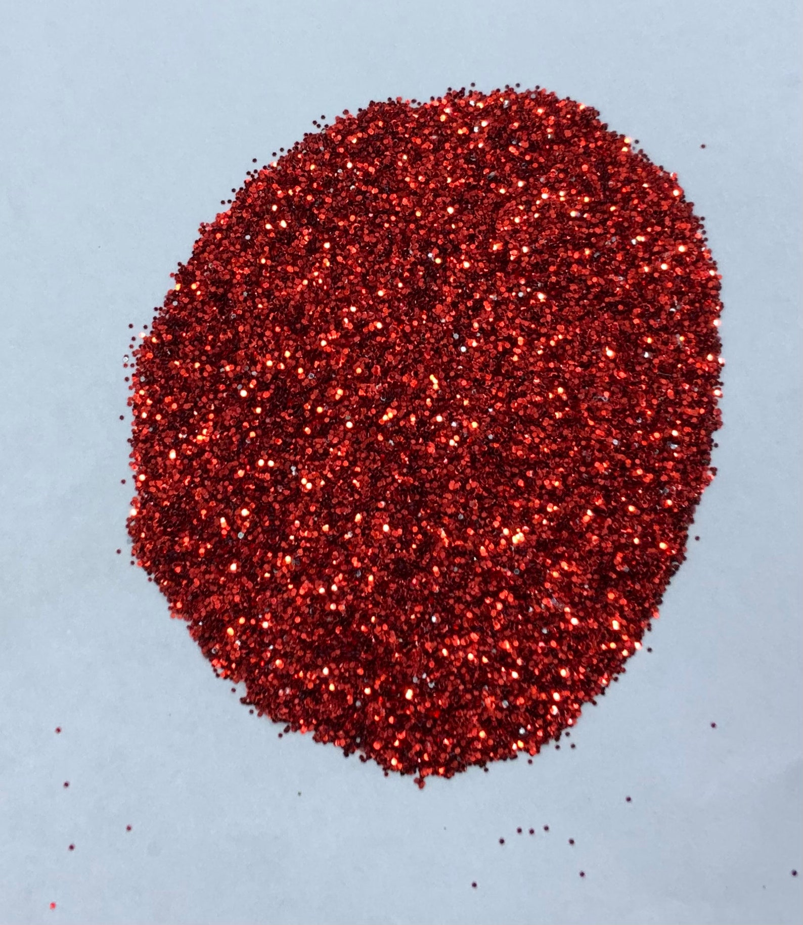 Paillettes rouges fines, paillettes tumbler, paillettes artisanales ...