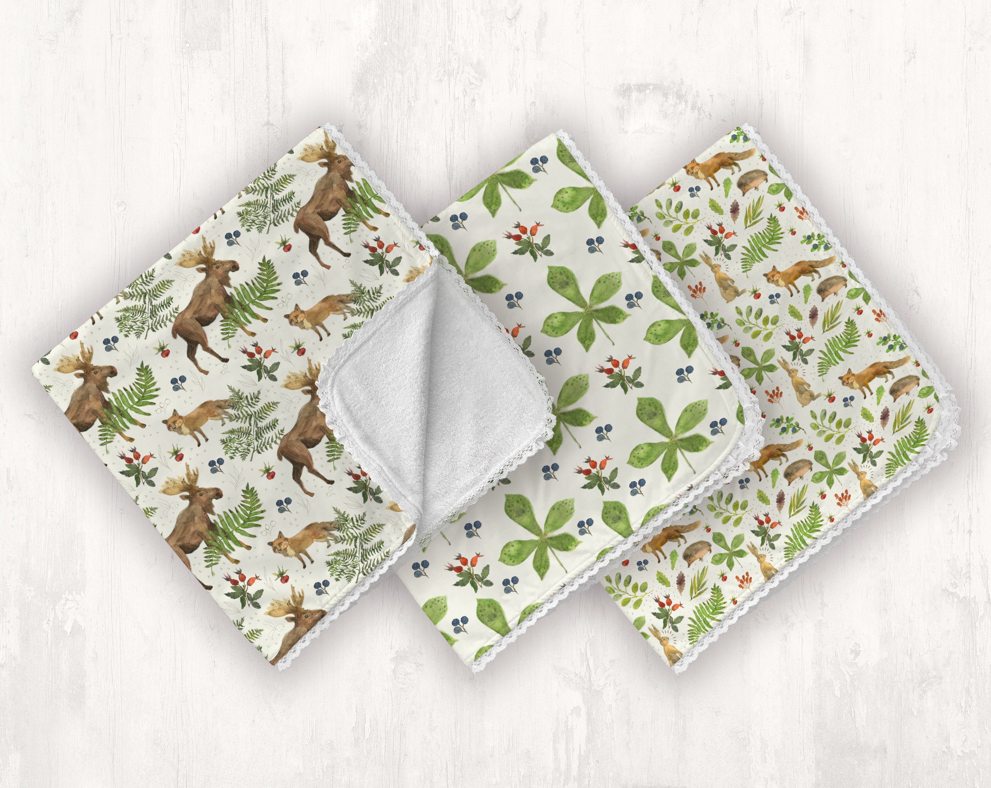 Woodland Animals Digital Papers, Nursery Digital Papers, Woodland ...