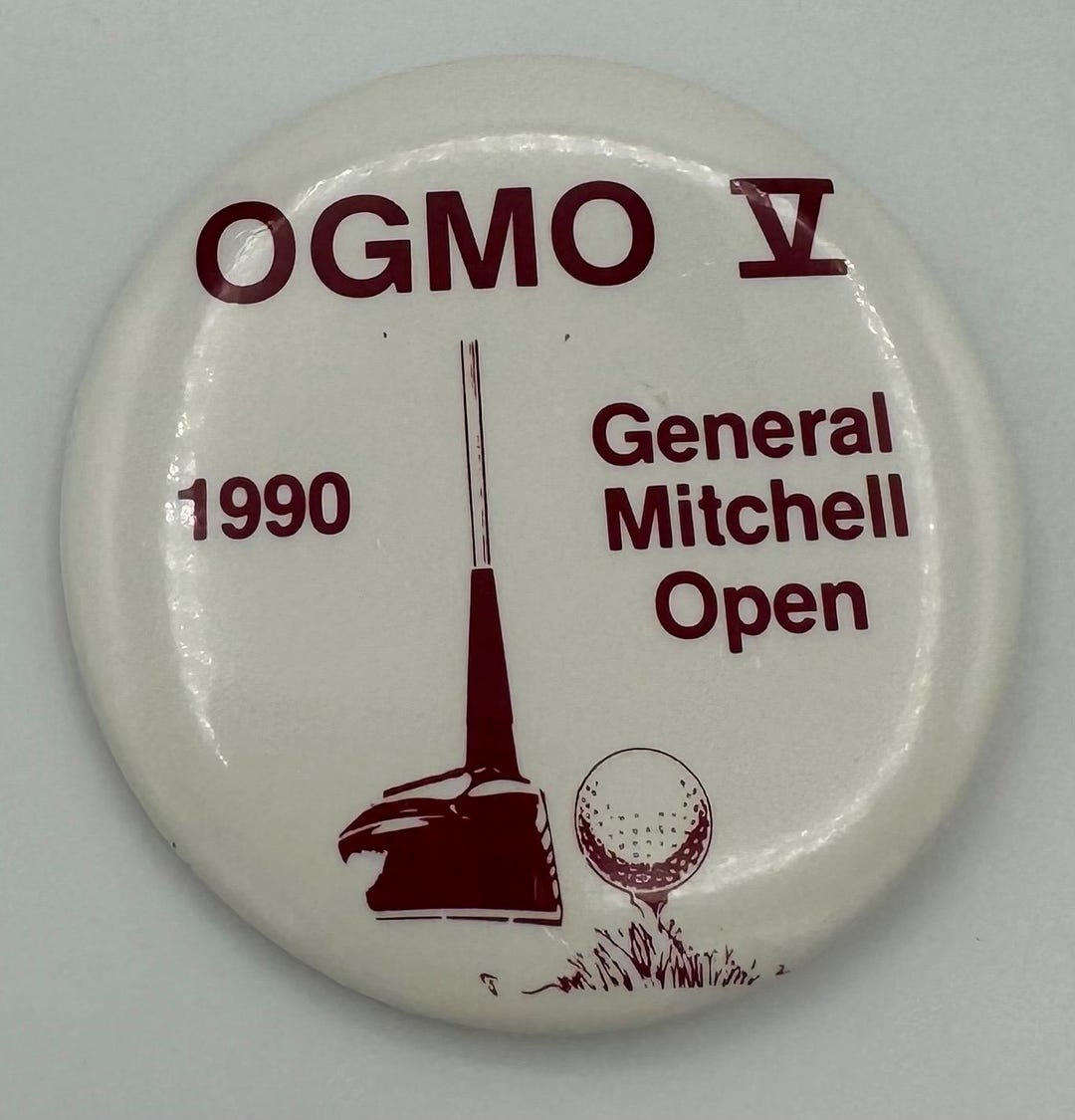 Vintage OGMO 1990 General Mitchell Open, Golf Pin - Etsy
