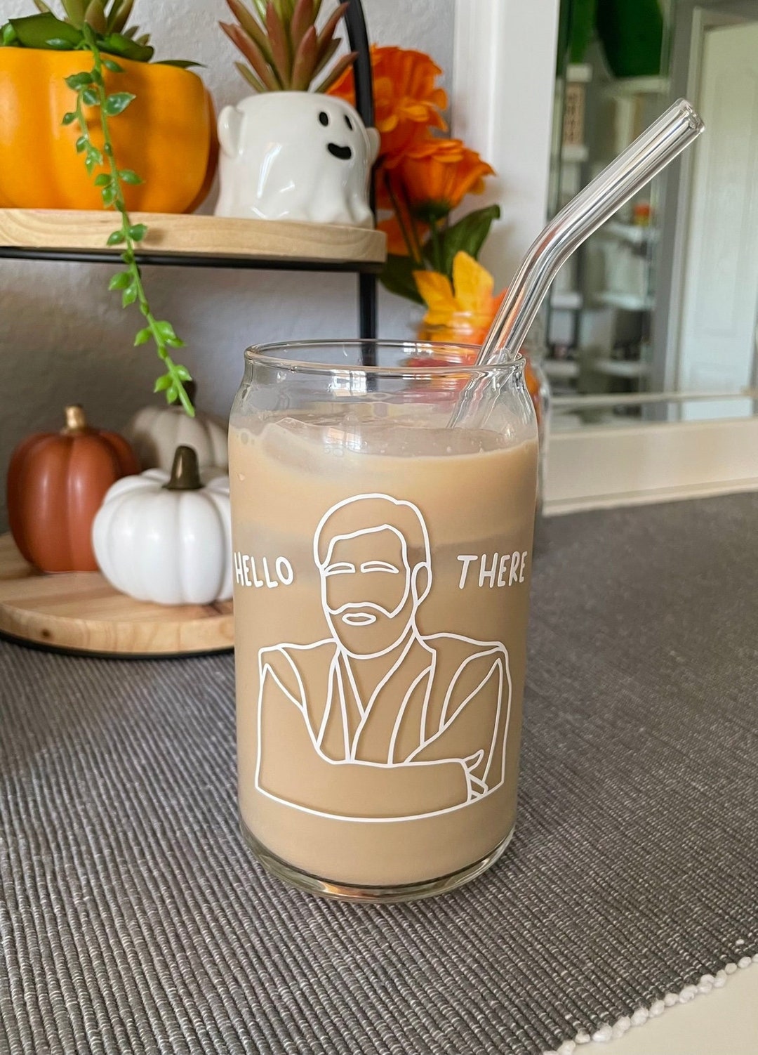 Obi Wan Kenobi Beer Can Glass Cup Jedi - Etsy