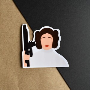 Princess Leia Sticker Rebel - Etsy