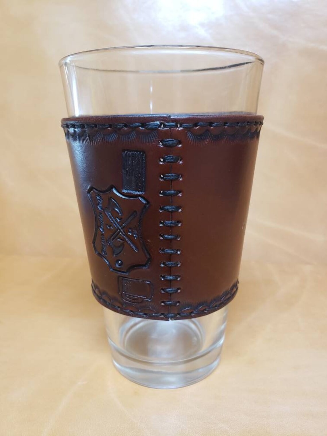 Leather Beer/pint Glass Sleeve PATTERN ***not A Physical Product*** - Etsy