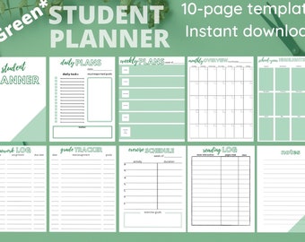 Student Planner; Academic Planner; Back-to-school Planner; Daily ...