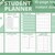 Student Planner Instant Download Academic Planner Back-to-school ...