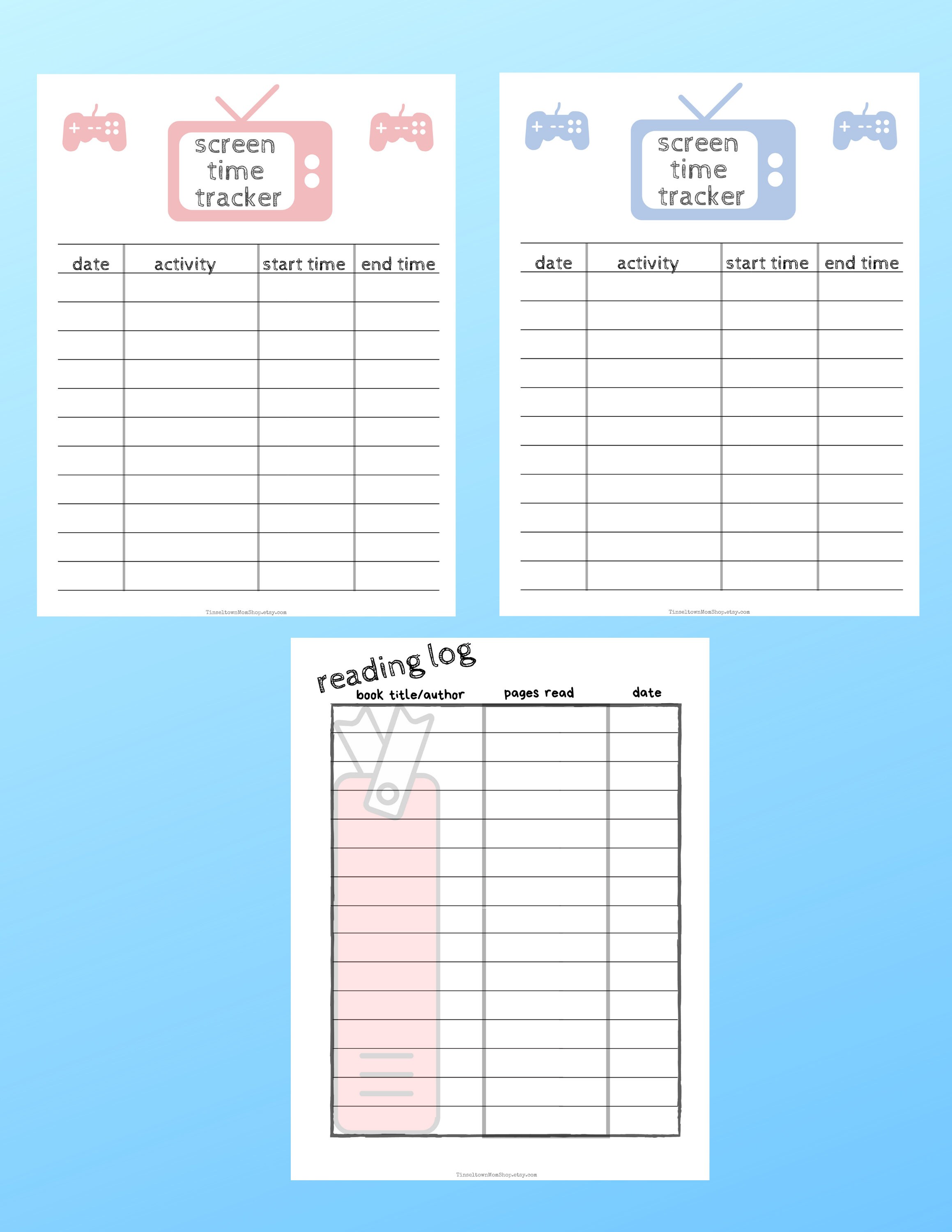 Kids Planner; Kids Schedule; Kids Printable Planner; Chore Chart ...