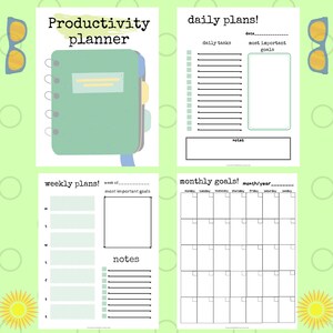 Teen Planner; Instant Planner; Summer Planner; Teen Summer Schedule ...