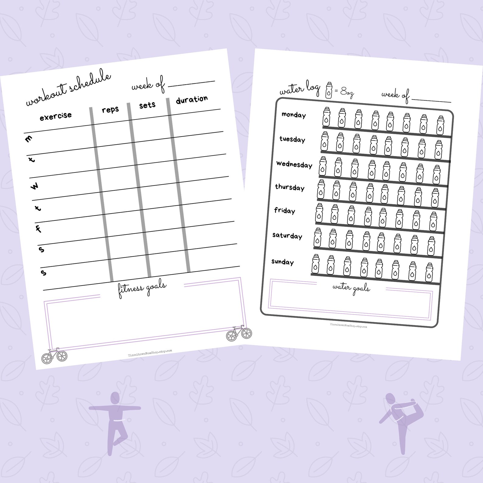 On-purpose Printable Planner Bundle; Life Planner; Planner Inserts ...