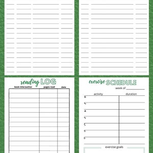 Student Planner; Instant Download; Academic Planner; Back-to-school ...
