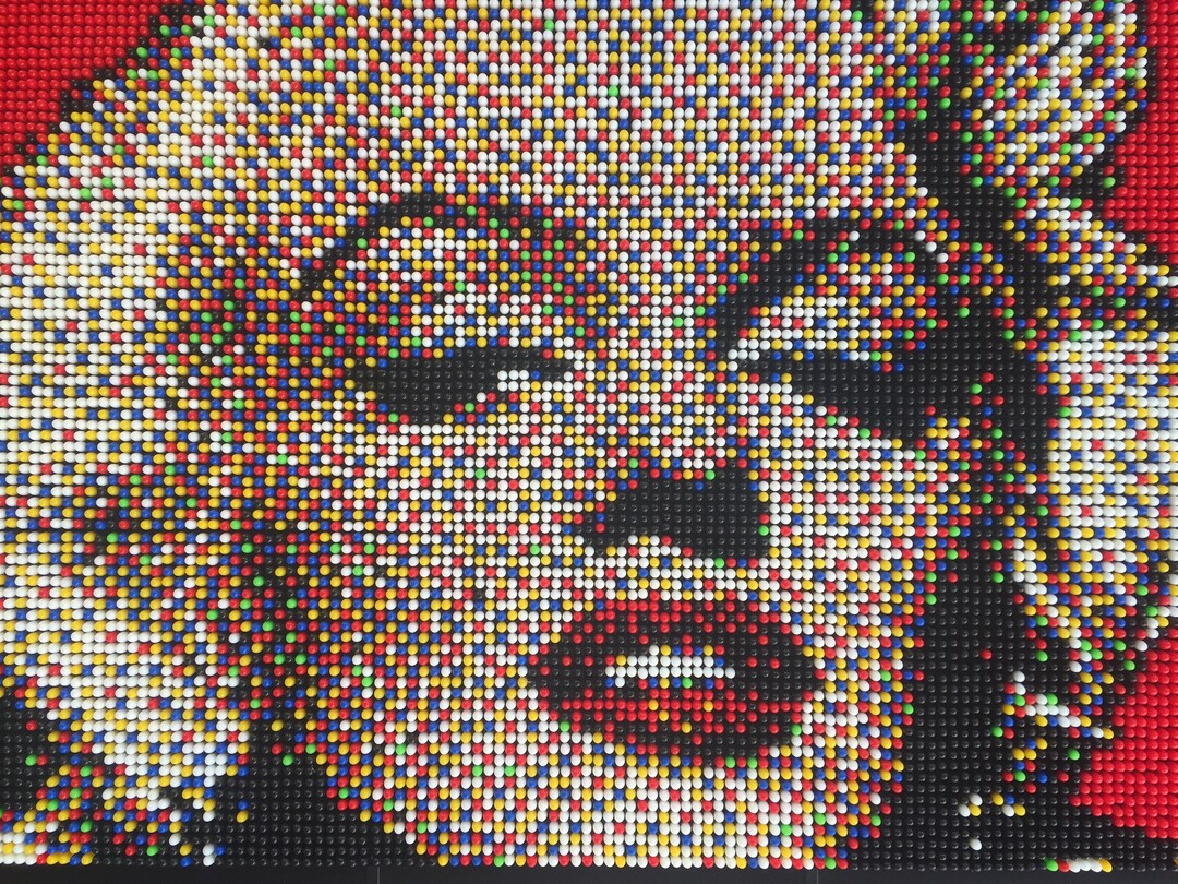 Pixel Photo Create Beautiful Marilyn Monroes Portrait Using - Etsy