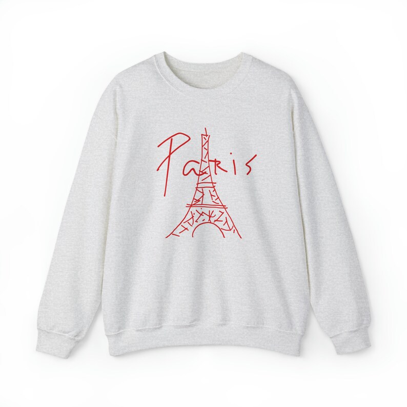 Paris Eiffel Tower Sweatshirt, Paris Sweatshirt, Graffiti Paris ...