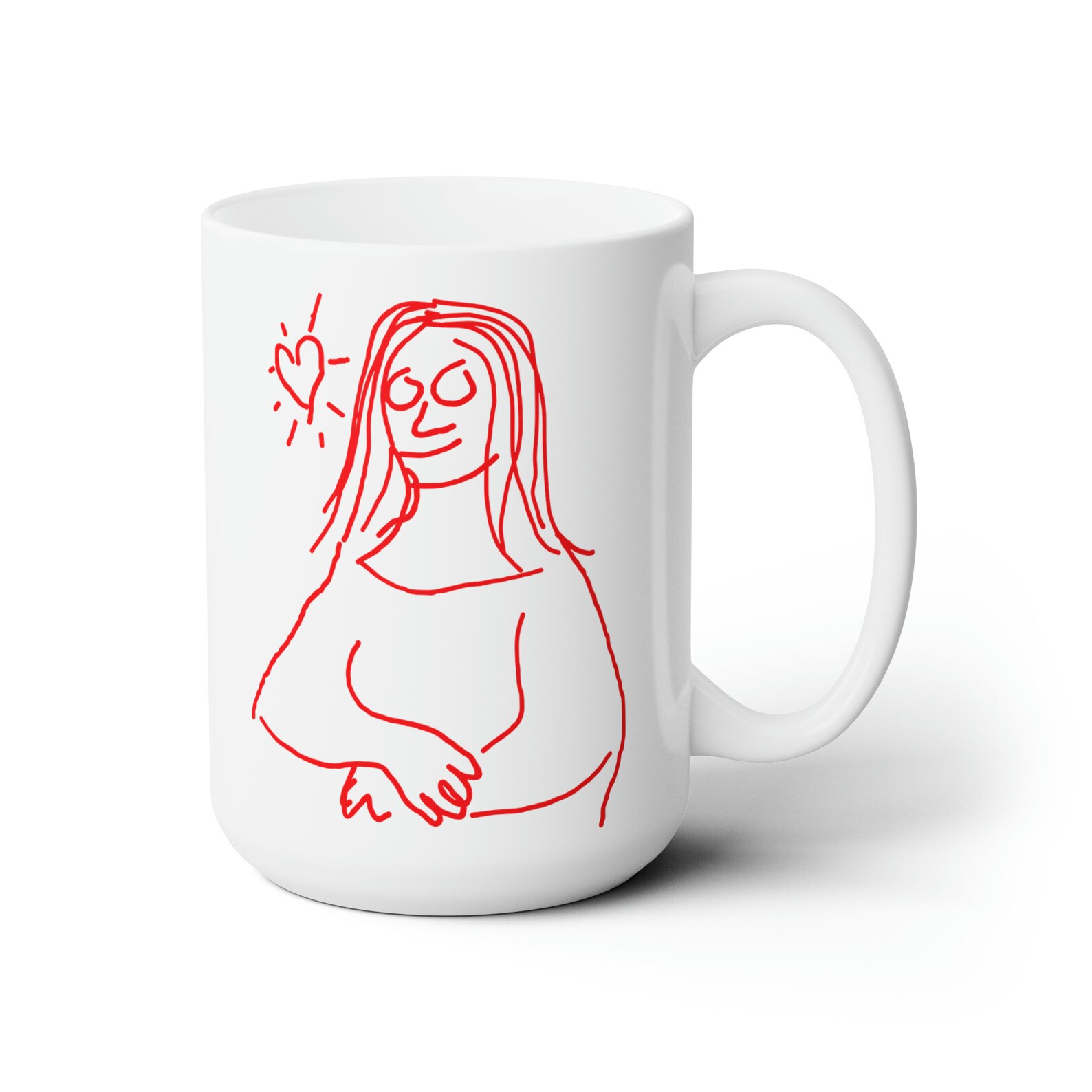 Mona Lisa Mug, Graffiti Mona Lisa Mug, Mona Lisa Paris Coffee Mug ...