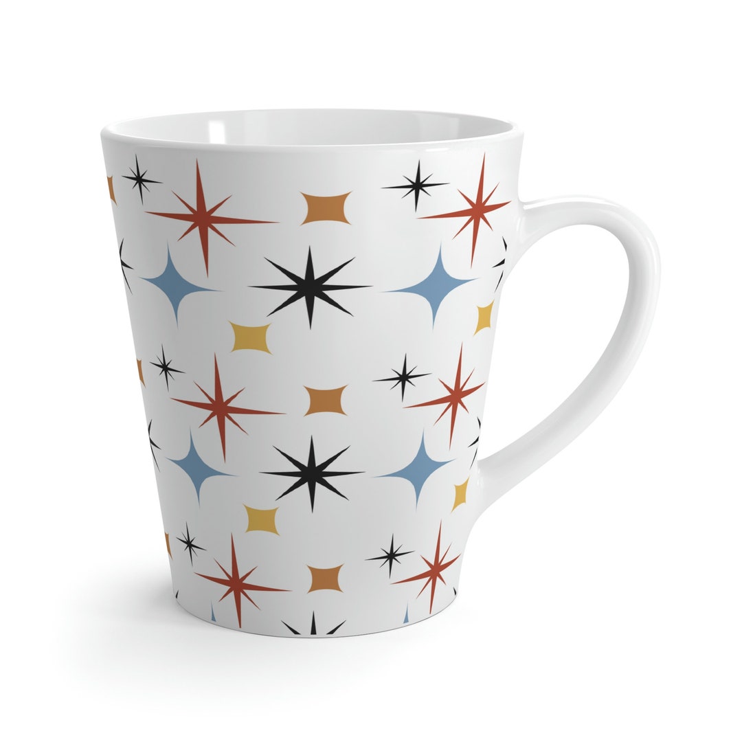 Atomic Mid Century Style Mug, Mid Century Mug, Atomic Mug, Atomic ...