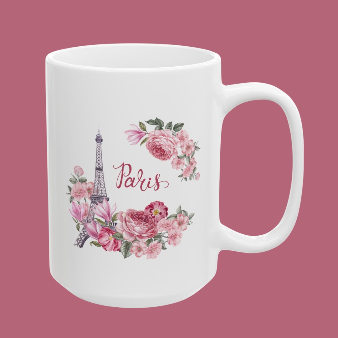 Paris Eiffel Tower Mug, Paris Lover Gifts, Francophile Gifts, Paris ...